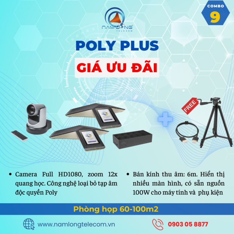 Combo họp trực tuyến Poly Plus