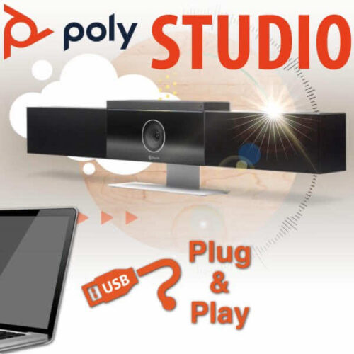 Camera họp trực tuyến Poly Studio P15 | Webcam 4K cho PC