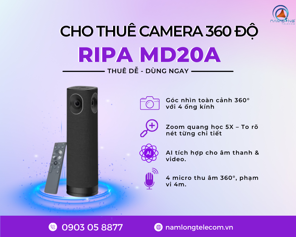 Dịch vụ cho thuê camera 360 độ | Thuê dễ - Dùng ngay!