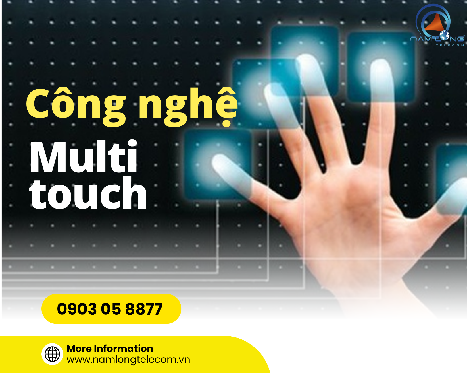 Khám phá công nghệ Multi Touch trên màn hình tương tác